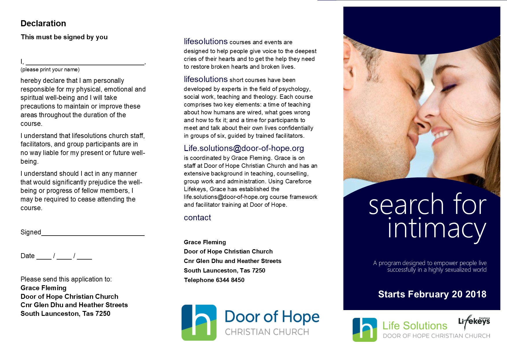 Tickets for Search for Intimacy in South Launceston from Ticketbooth